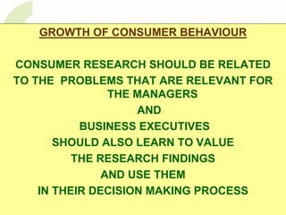 Consumer Buyer Behaviour: Nature and scope of consumer behavior | PDF