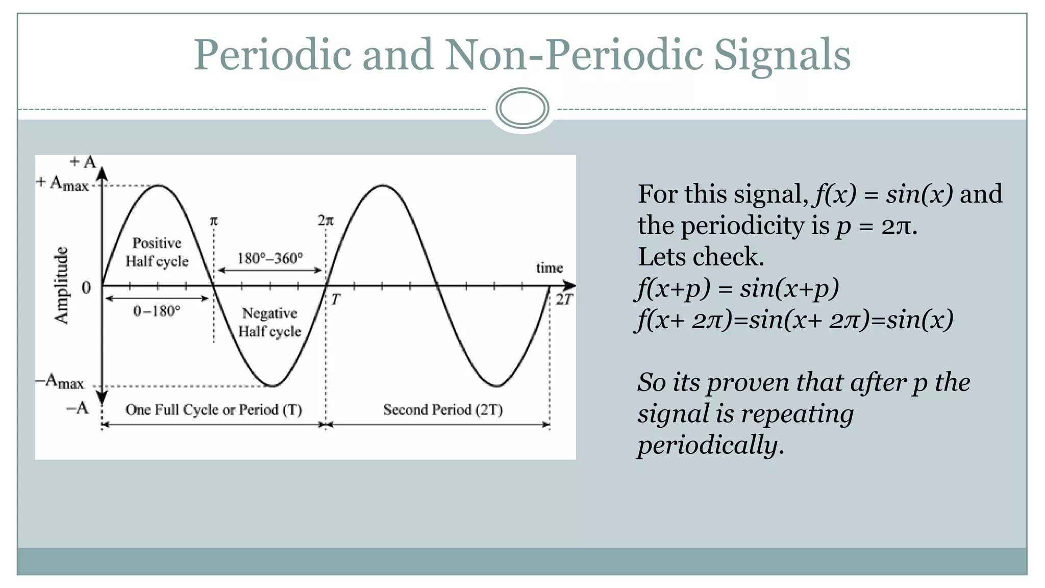 Types of the Signals- Signals and Systems | PDF