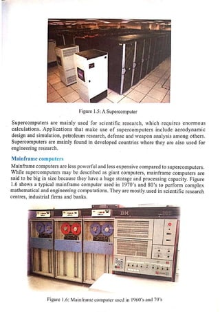 computer studies form 1 work. pic and explanations | PDF