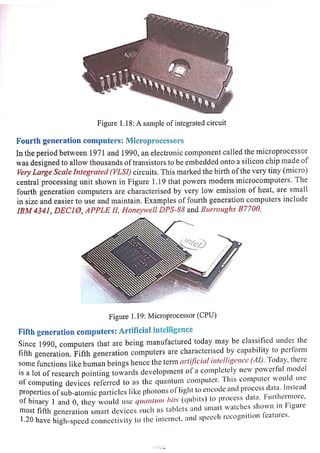 computer studies form 1 work. pic and explanations | PDF