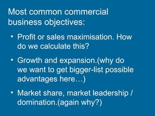 1.corporate objectives igcse | PPT