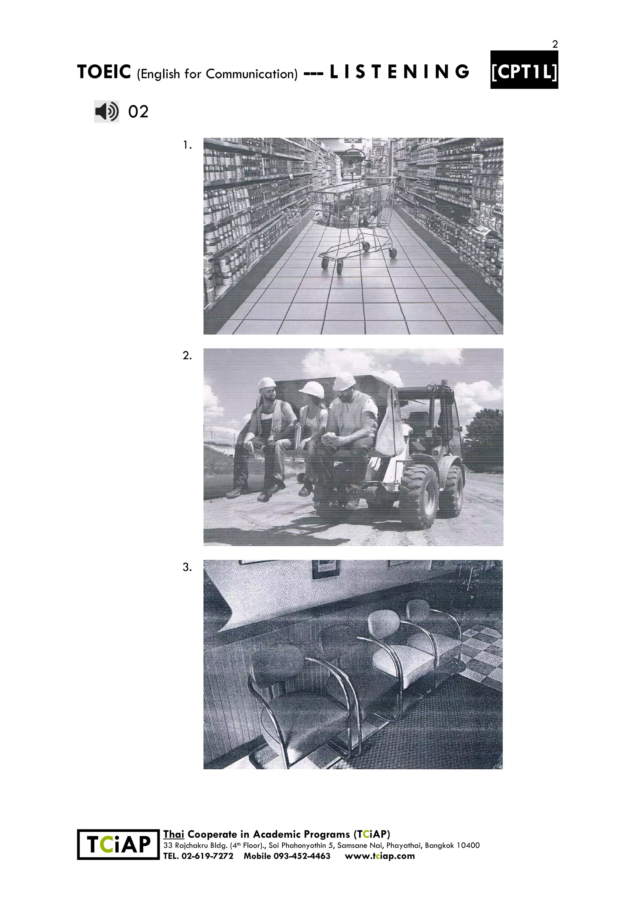 toeic-2015-Listening | PDF