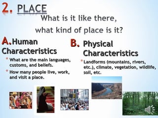 Place Geography Example