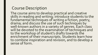 1 creative writing | PPTX