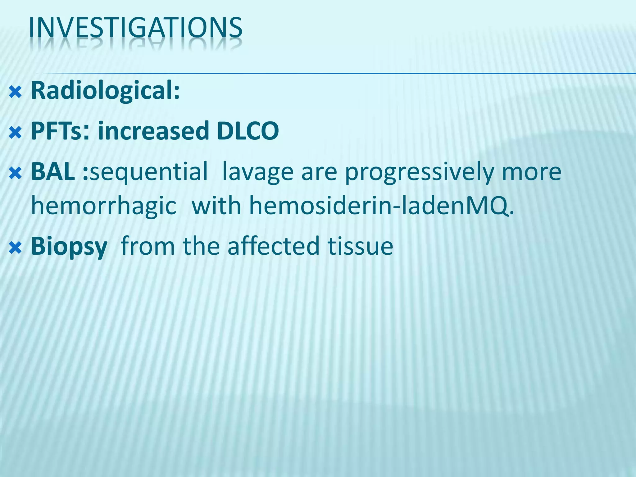 DIFFUSE ALVEOLAR HAEMORRHAGE | PPTX