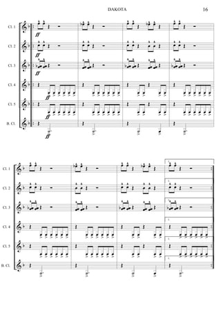 1 dakota - jacob de haan - set of clarinets | PDF