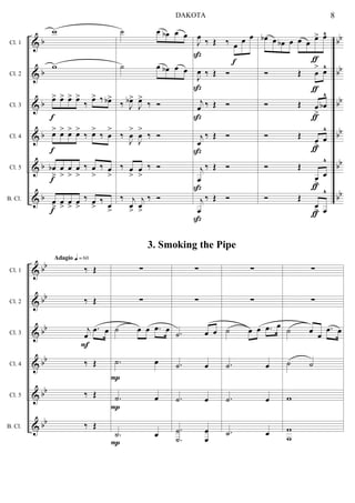 1 dakota - jacob de haan - set of clarinets | PDF