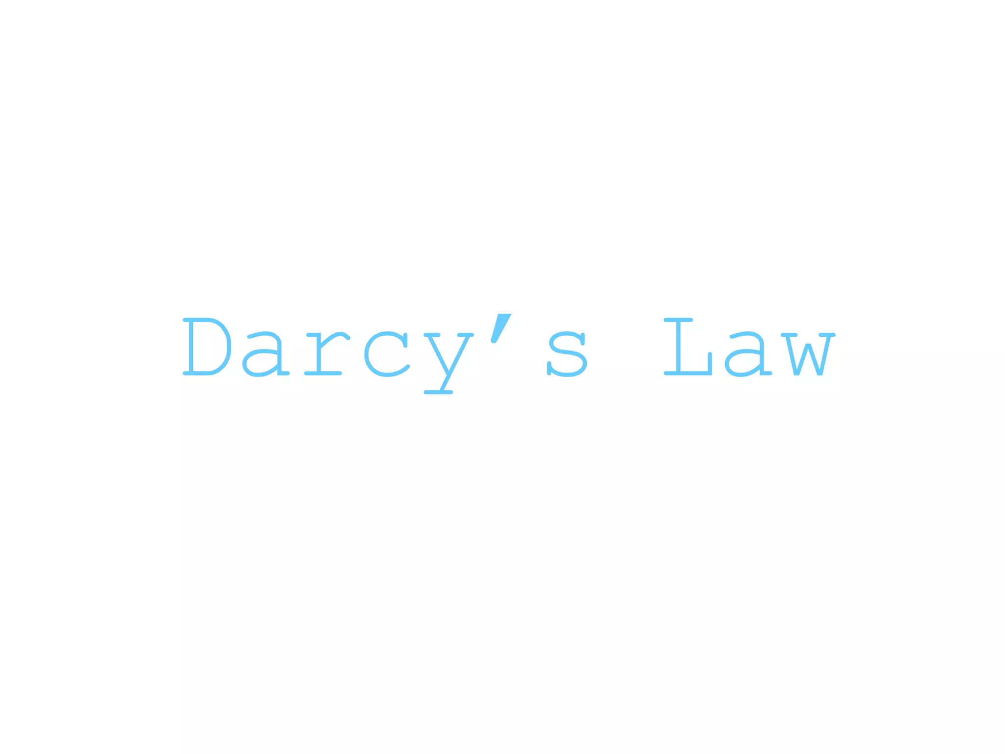 Drainage Engineering (Darcy's law) | PPT