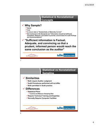 Data Analytics for Internal Auditors - Understanding Sampling | PDF
