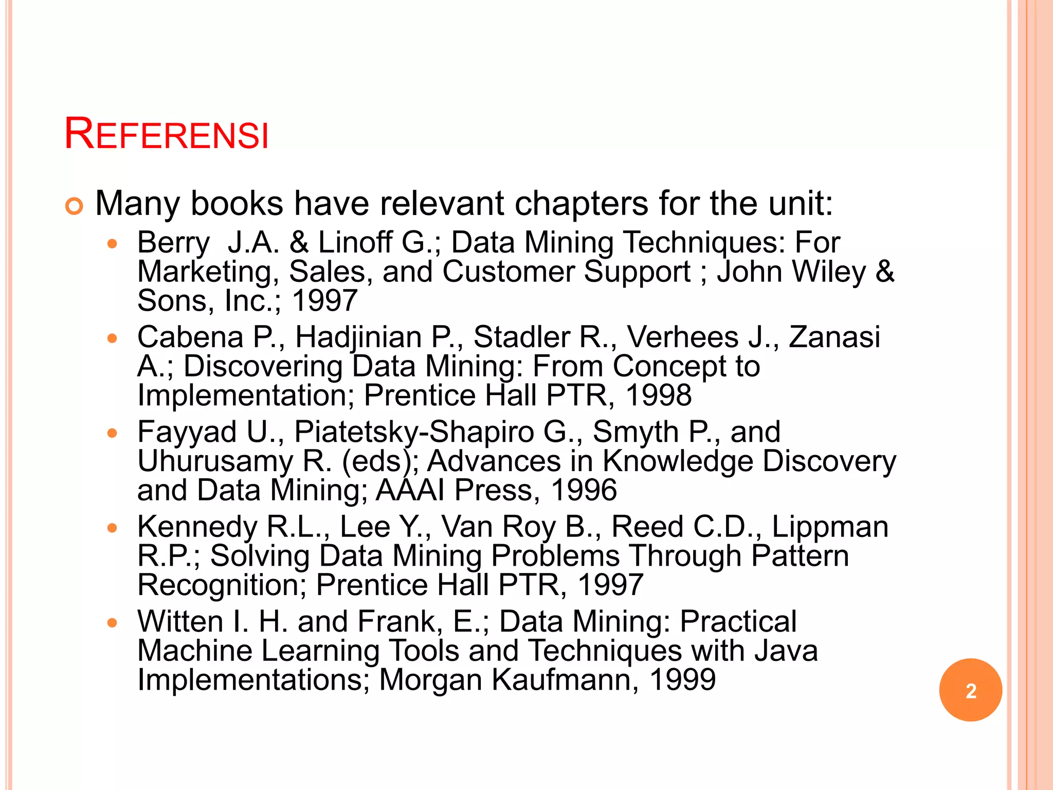 1 data mining-dm2016 | PPTX