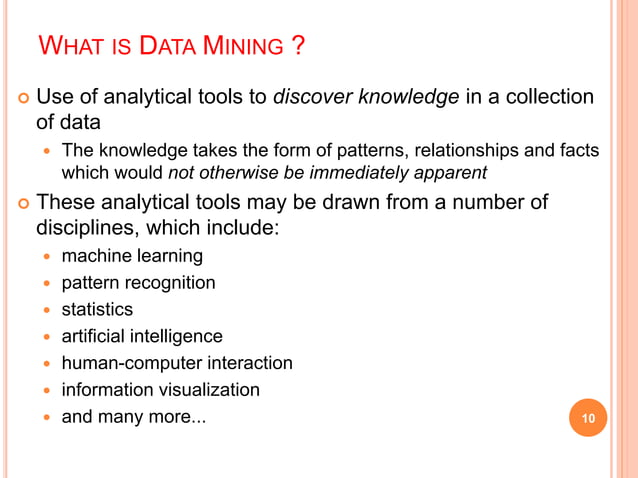 1 data mining-dm2016 | PPTX