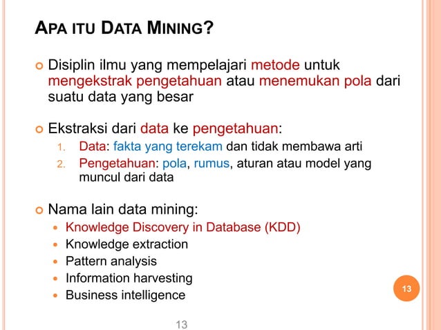 1 data mining-dm2016 | PPTX