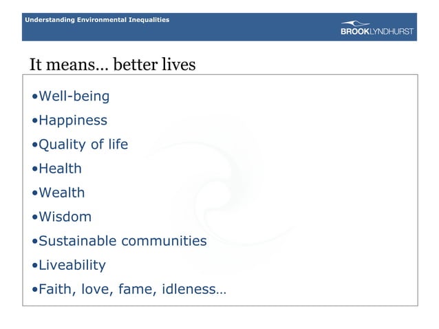 Understanding Environmental Inequality | PPT | Home & Garden