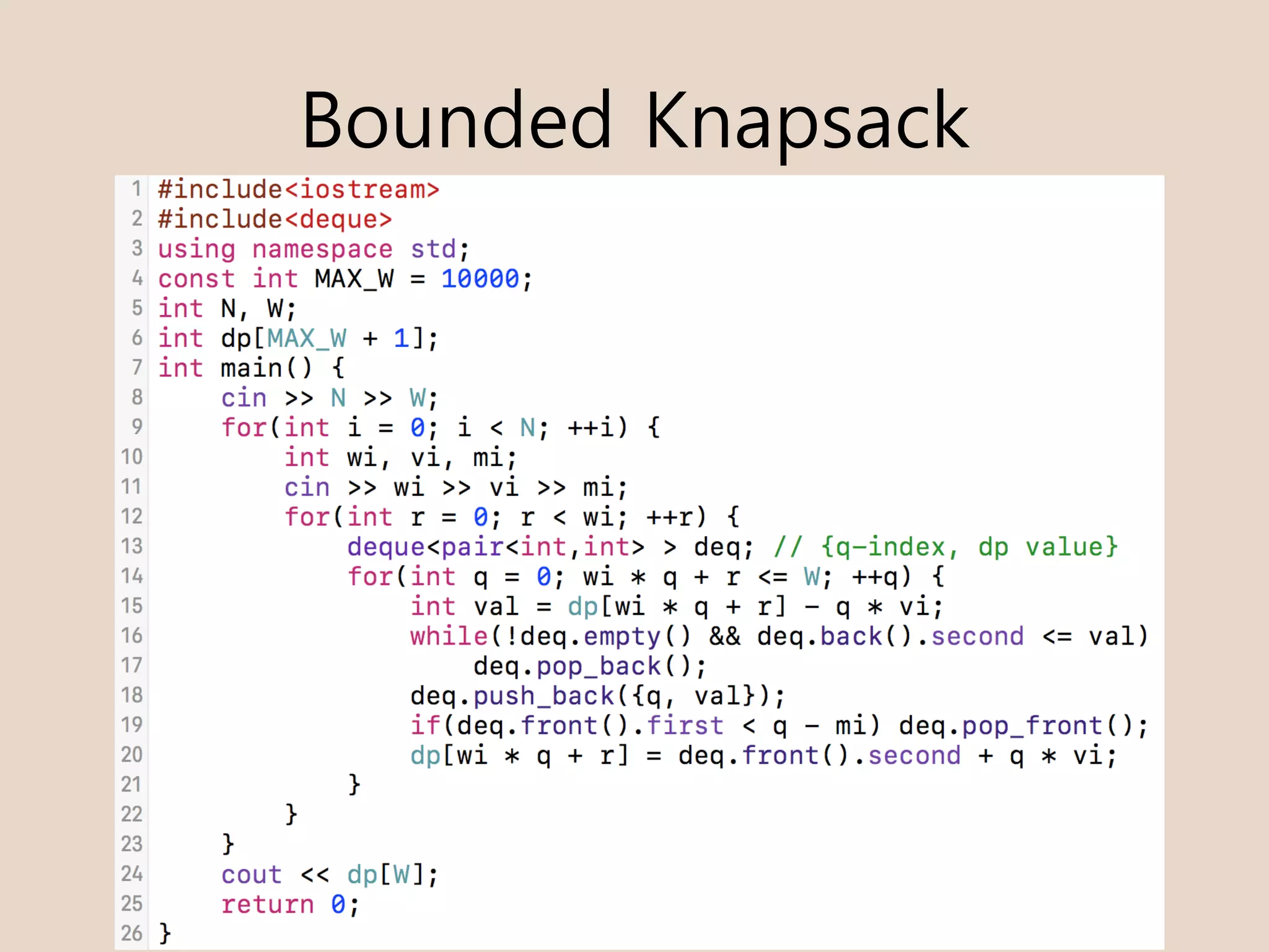 알고리즘 연합캠프 세미나 1-D (Knapsack, Tree DP) | PPT | Free Download