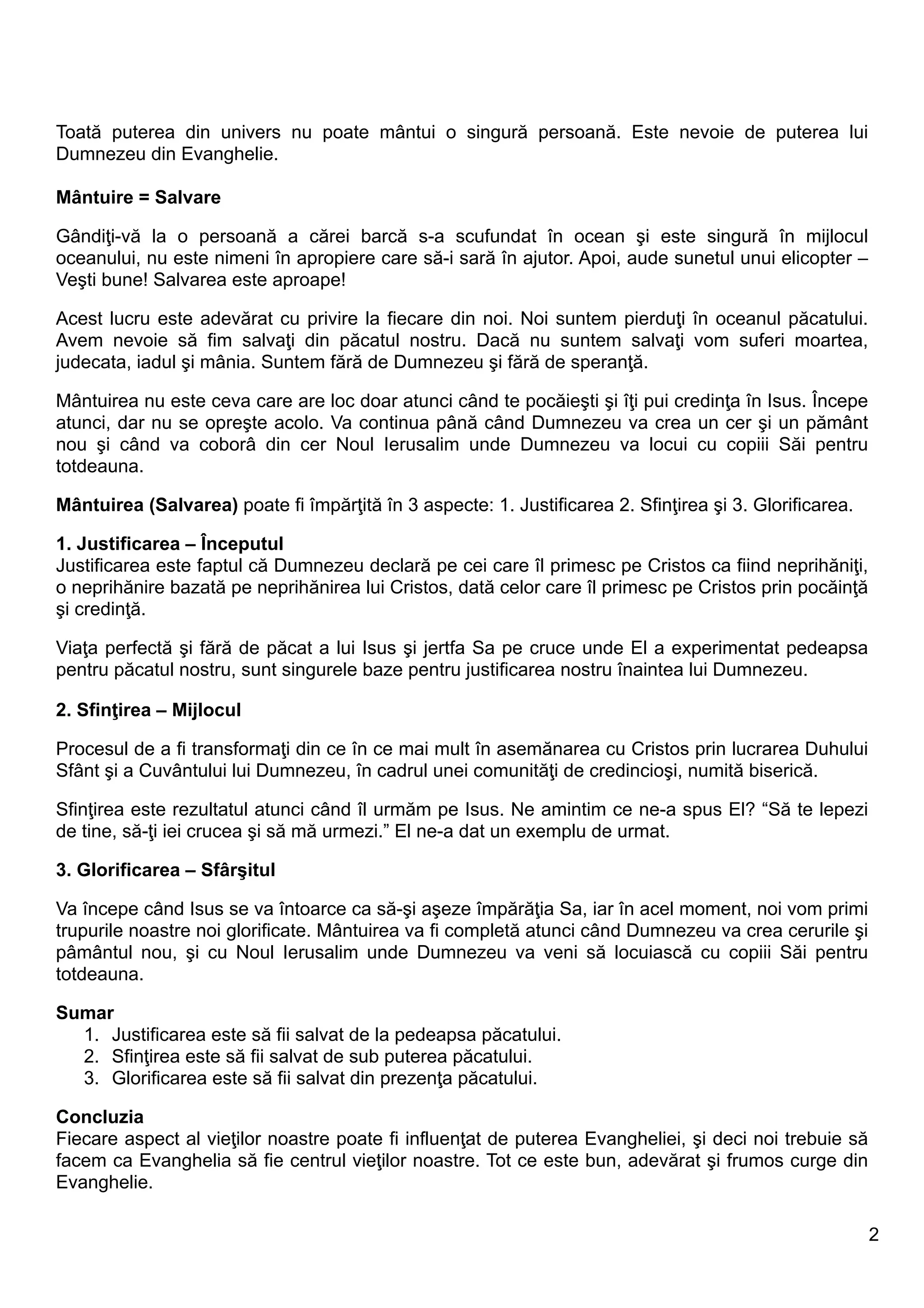 1. De ce este evanghelia importanta? notite | PDF