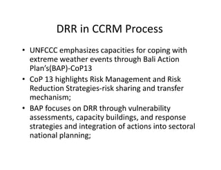 1. deepak presentation cca&drr | PDF | Weather | Science