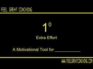 1 Degree Extra Effort | PPS