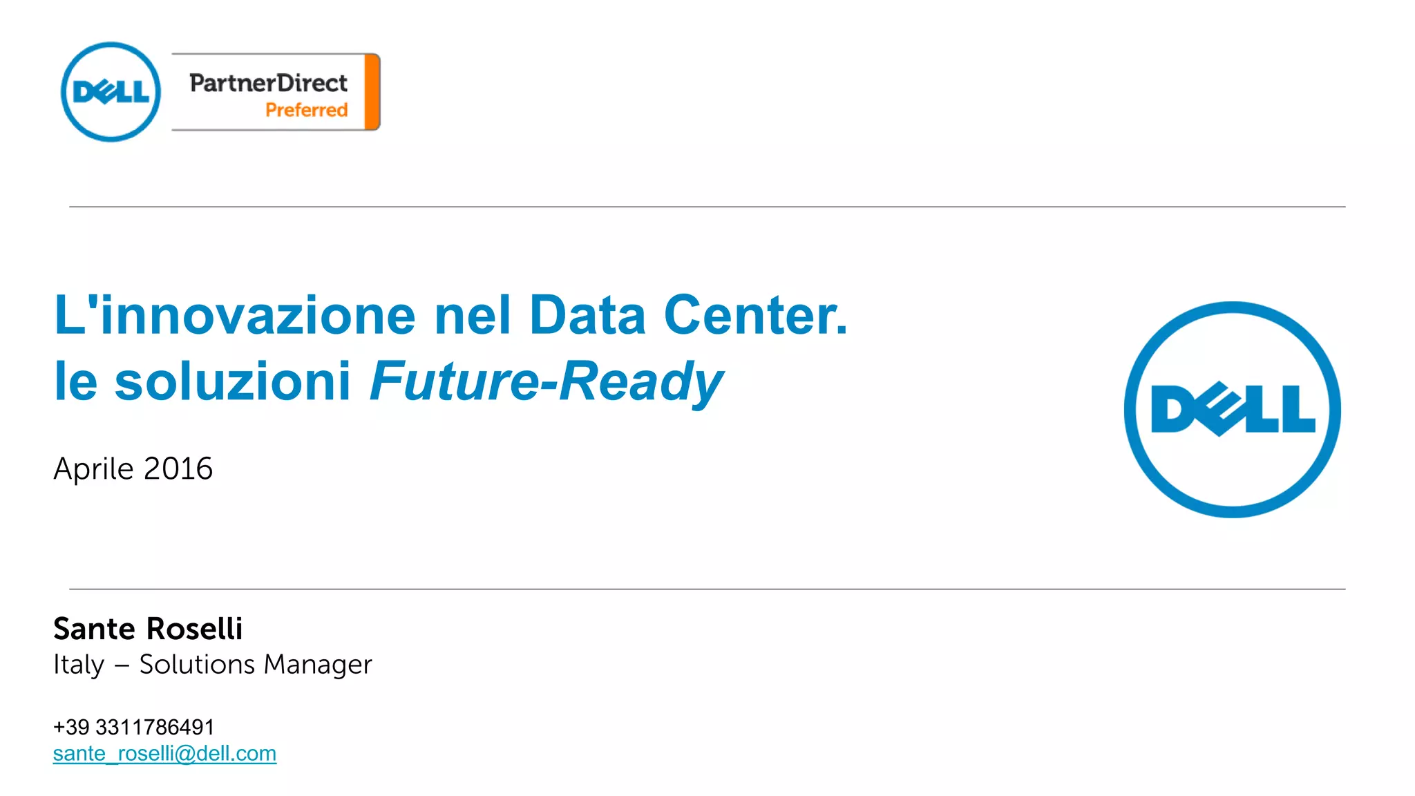 Dell vision and solutions | PPT