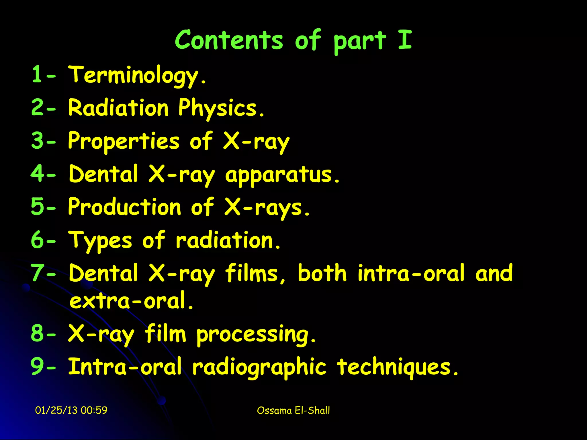 1 dental radiology | PPT