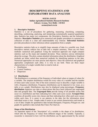 1 descriptive statistics | PDF