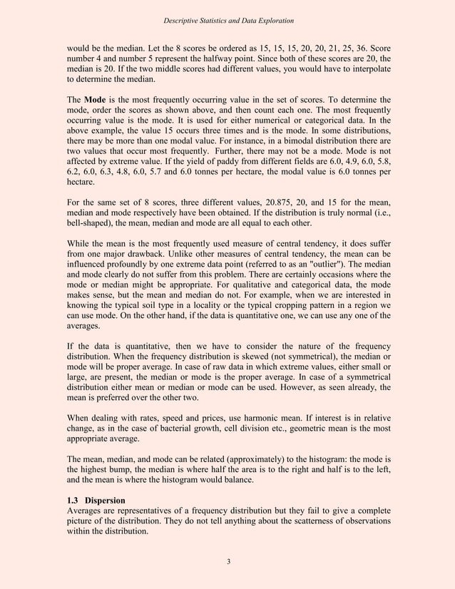 1 descriptive statistics | PDF