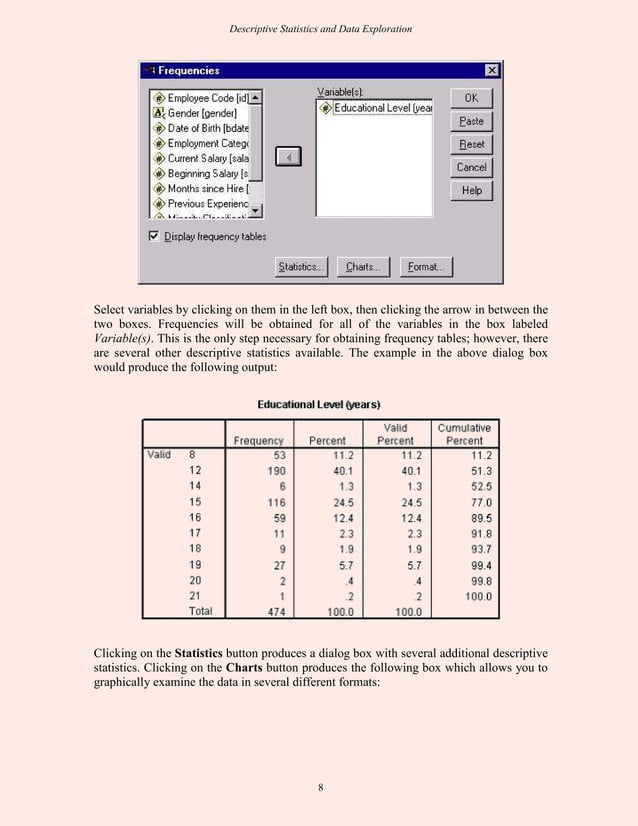 1 descriptive statistics | PDF