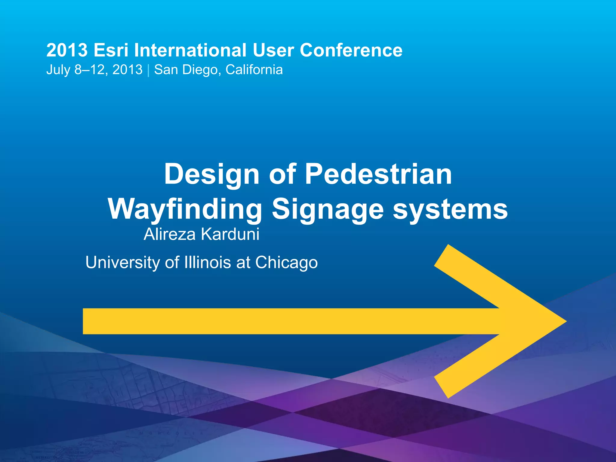 Design of pedestrian wayfinding signage systems | PDF