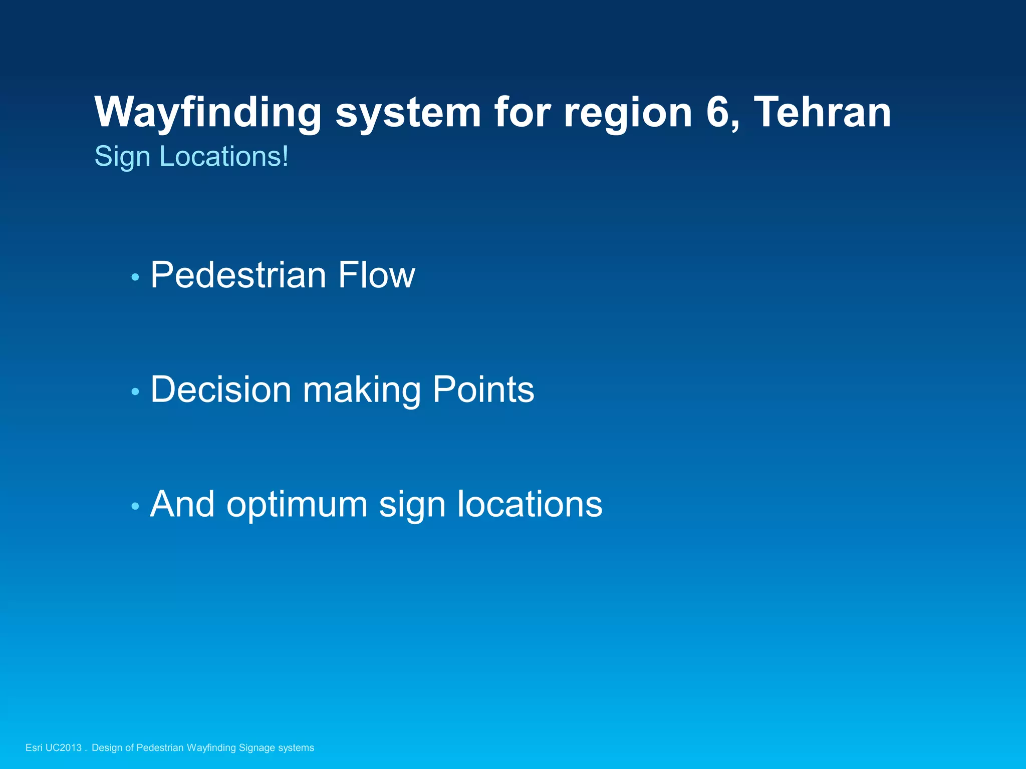 Design of pedestrian wayfinding signage systems | PDF