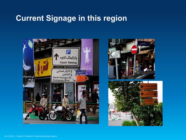 Design of pedestrian wayfinding signage systems | PPT