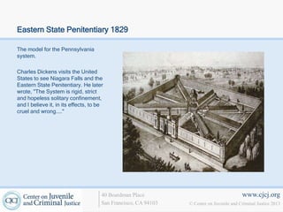 1. develop. of the penitentiary system | PPT