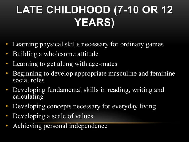 Developmental Tasks - Havighurst | PPTX