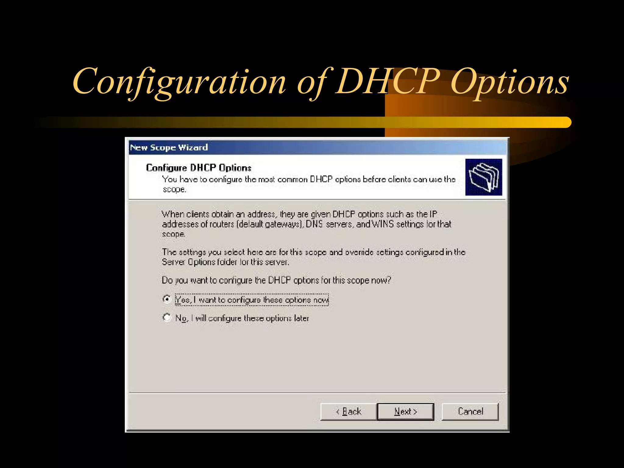 1 dhcp server and windows server 2012 | PPT