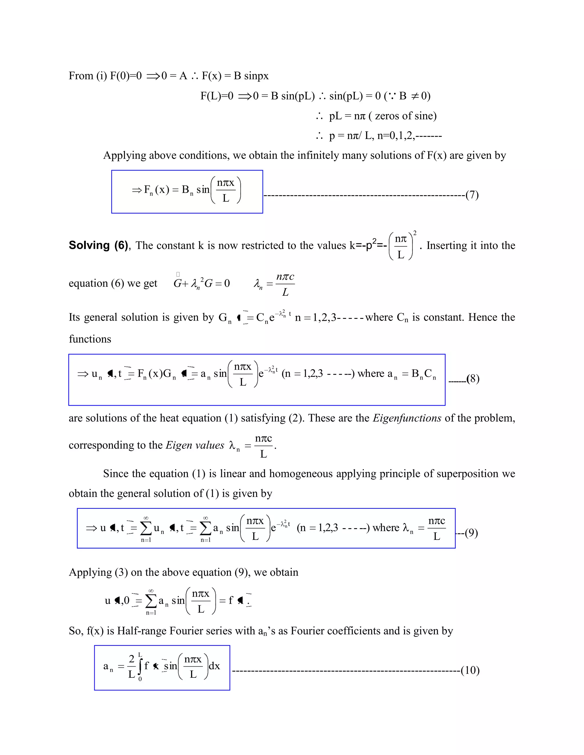 1 d heat equation | DOCX