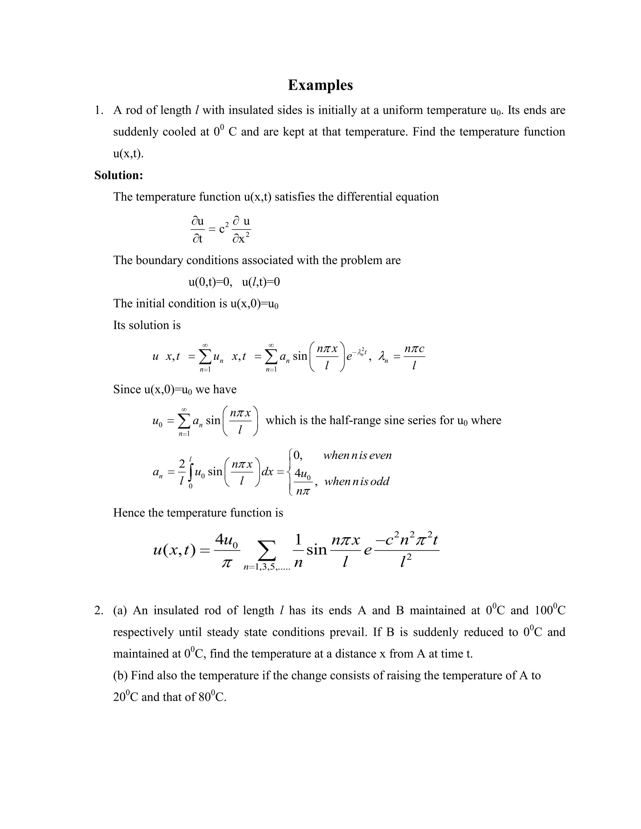 1 d heat equation | DOCX