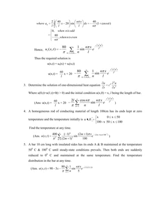 1 d heat equation | DOCX