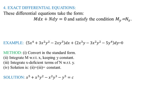 1-Differential-equations-first-order-higher-degree.pptx | Physics | Science