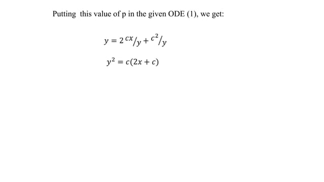 1-Differential-equations-first-order-higher-degree.pptx | Physics | Science