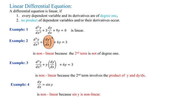1-Differential-equations-first-order-higher-degree.pptx | Physics | Science
