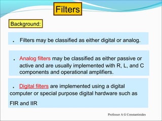 1 digital filters (fir) | PPT