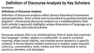 1-Discourse Analysis (2).pdfyyyuuyyyyyyy | PDF