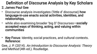 1-Discourse Analysis (2).pdfyyyuuyyyyyyy | PPT