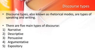 Discourse analysis | PPTX