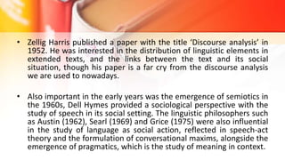 Discourse analysis | PPTX