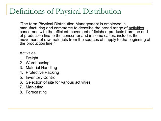 1 distribution cost analyis