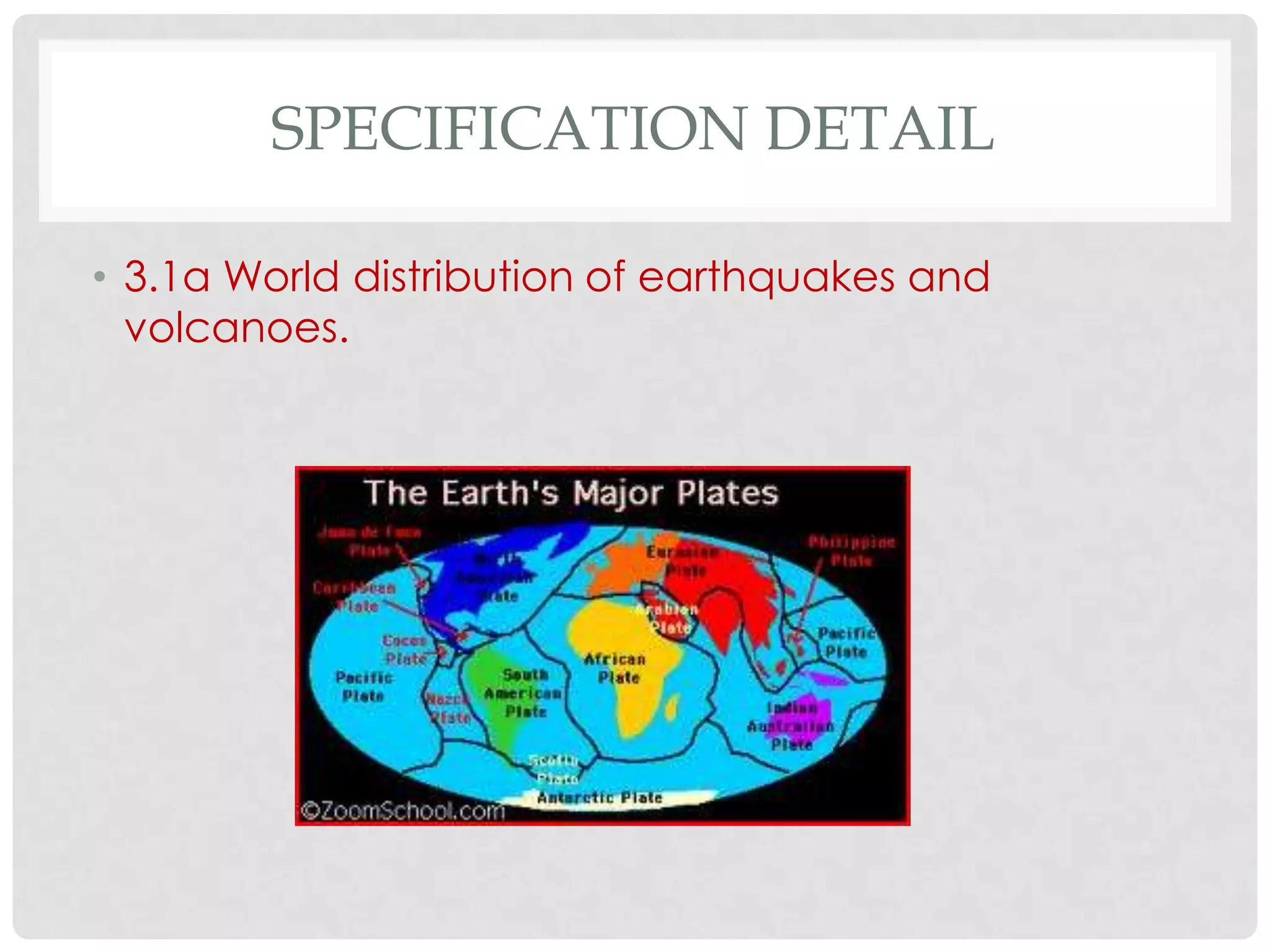 1. distribution of earthquakes and volcanoes | PPTX