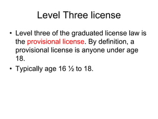 The Purpose of Driver Lincensing | PPTX | Auto Type | Automotive