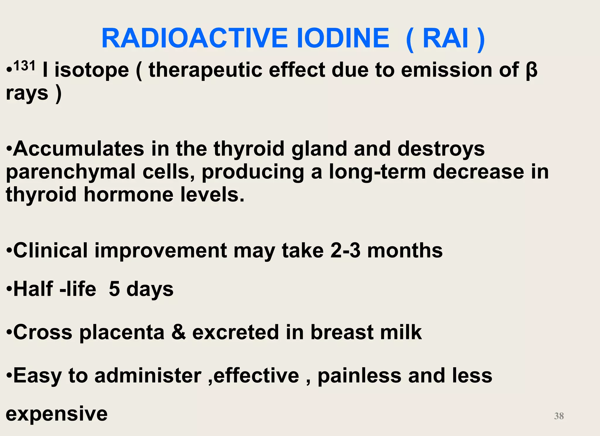 drugs used in hyperthyroidism | PPT