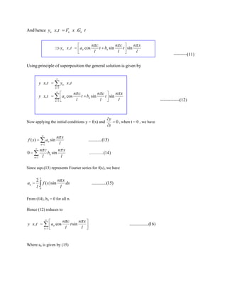 1 d wave equation | DOCX