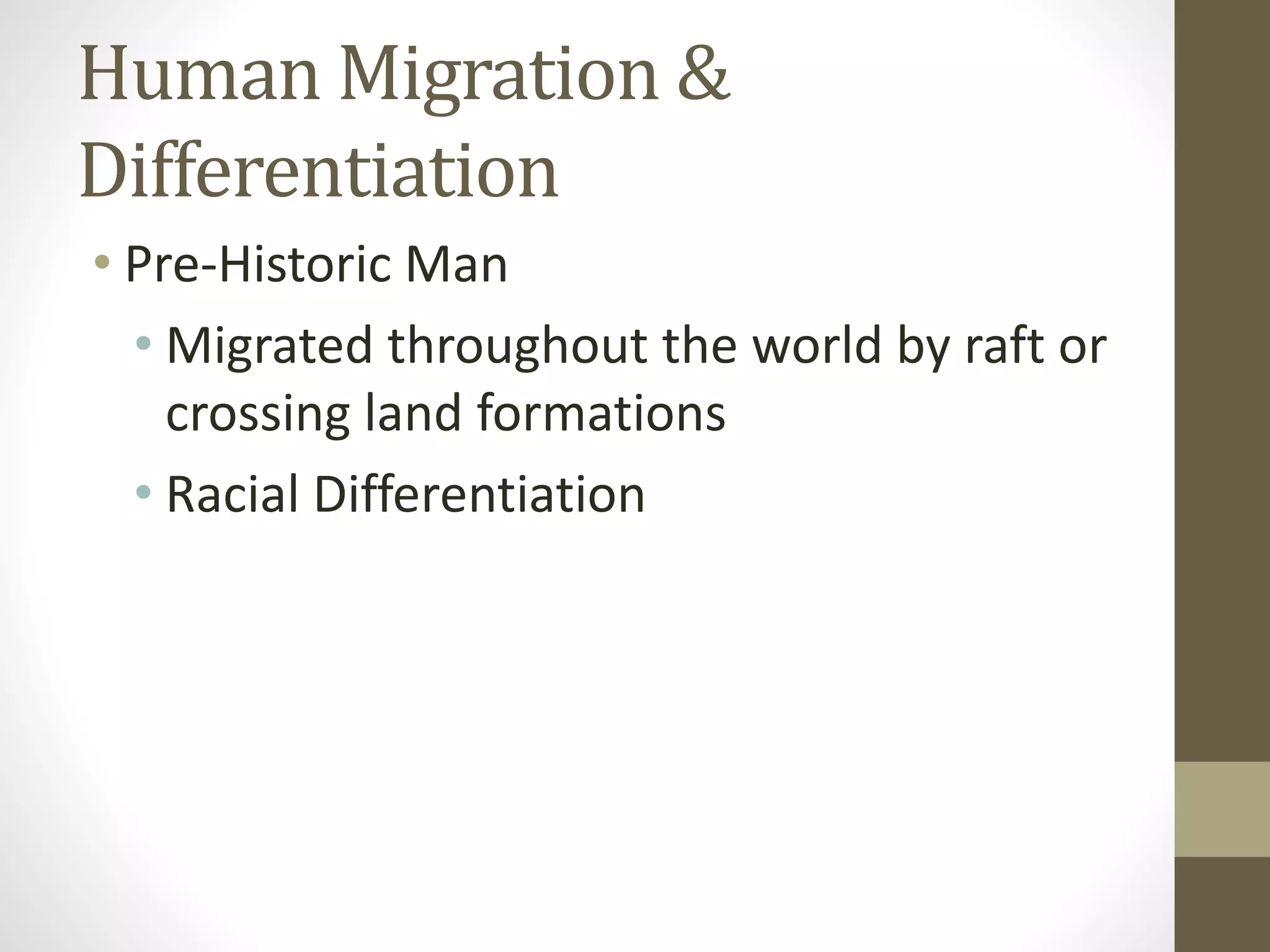 1 earliest human societies | PPTX | Geography | Science