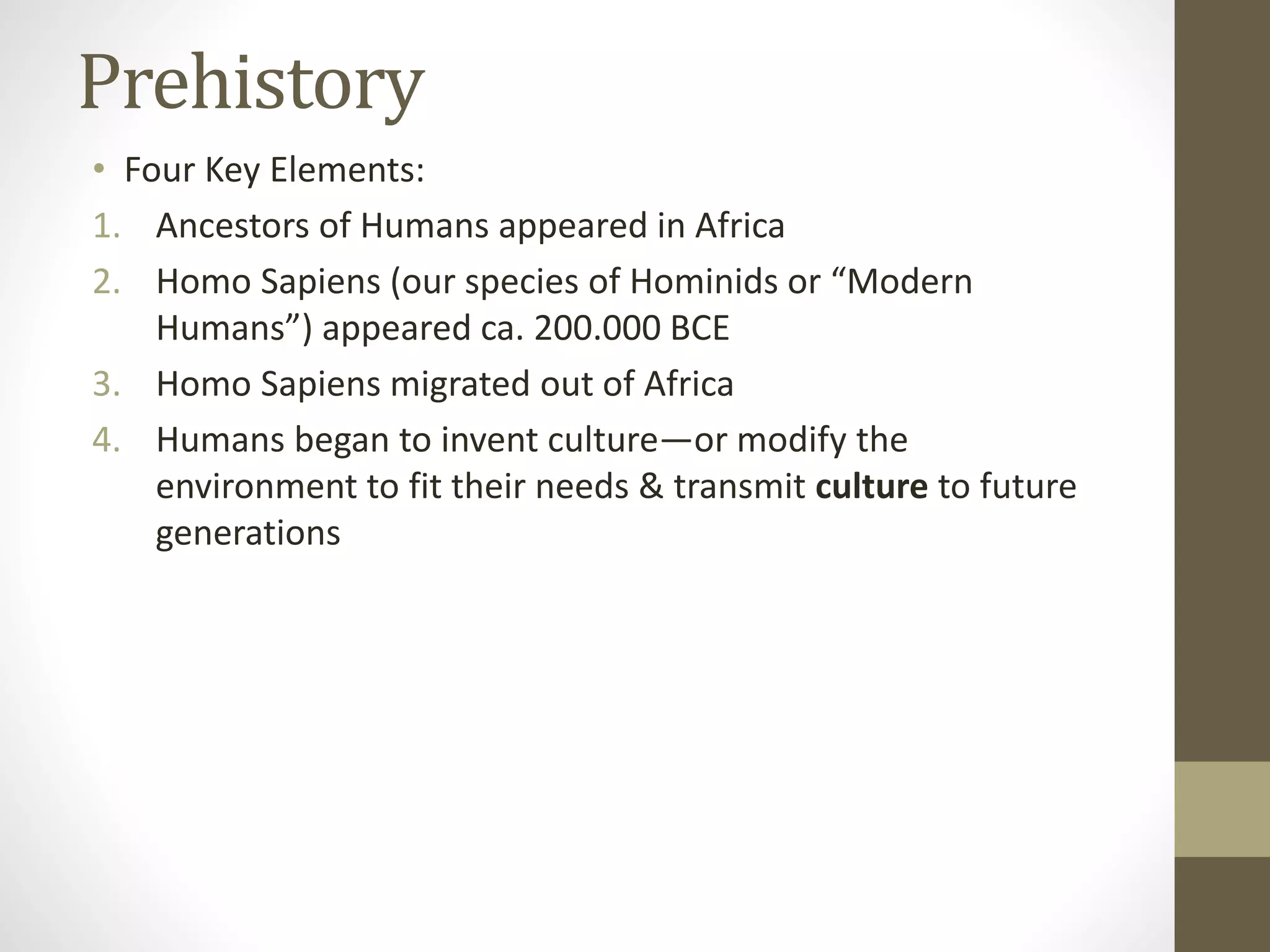 1 earliest human societies | PPT